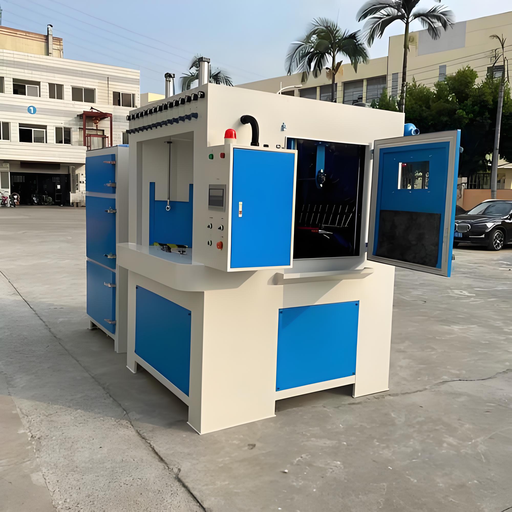 Rotary table automatic sand blasting machine - The Next Frontier in ...